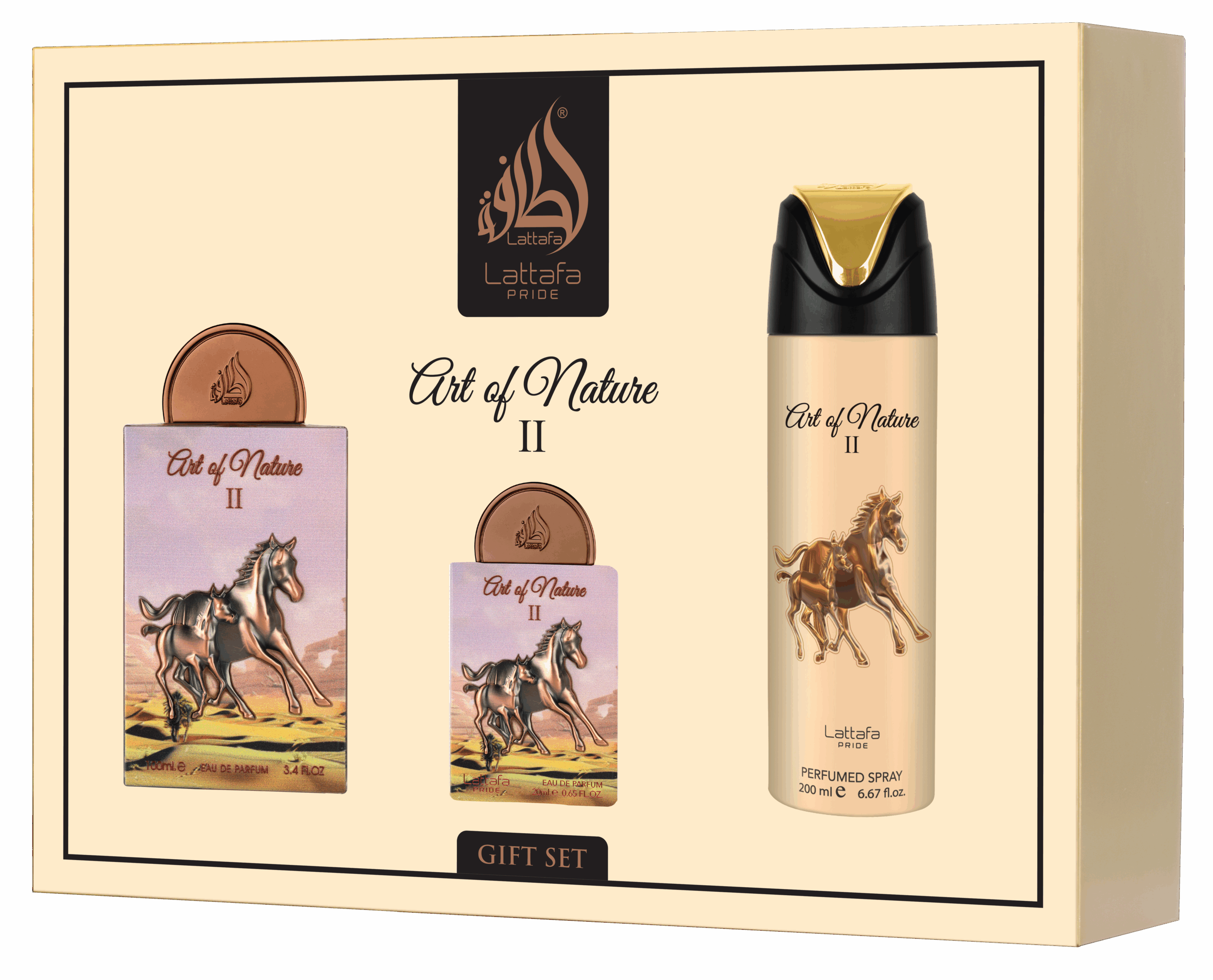 Art of Nature Il 3pc Gift Set - Lattafa – Mubarak Perfumes